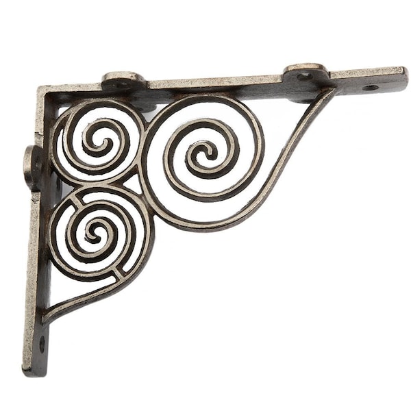 Iron Twist Shelf Bracket - Etsy