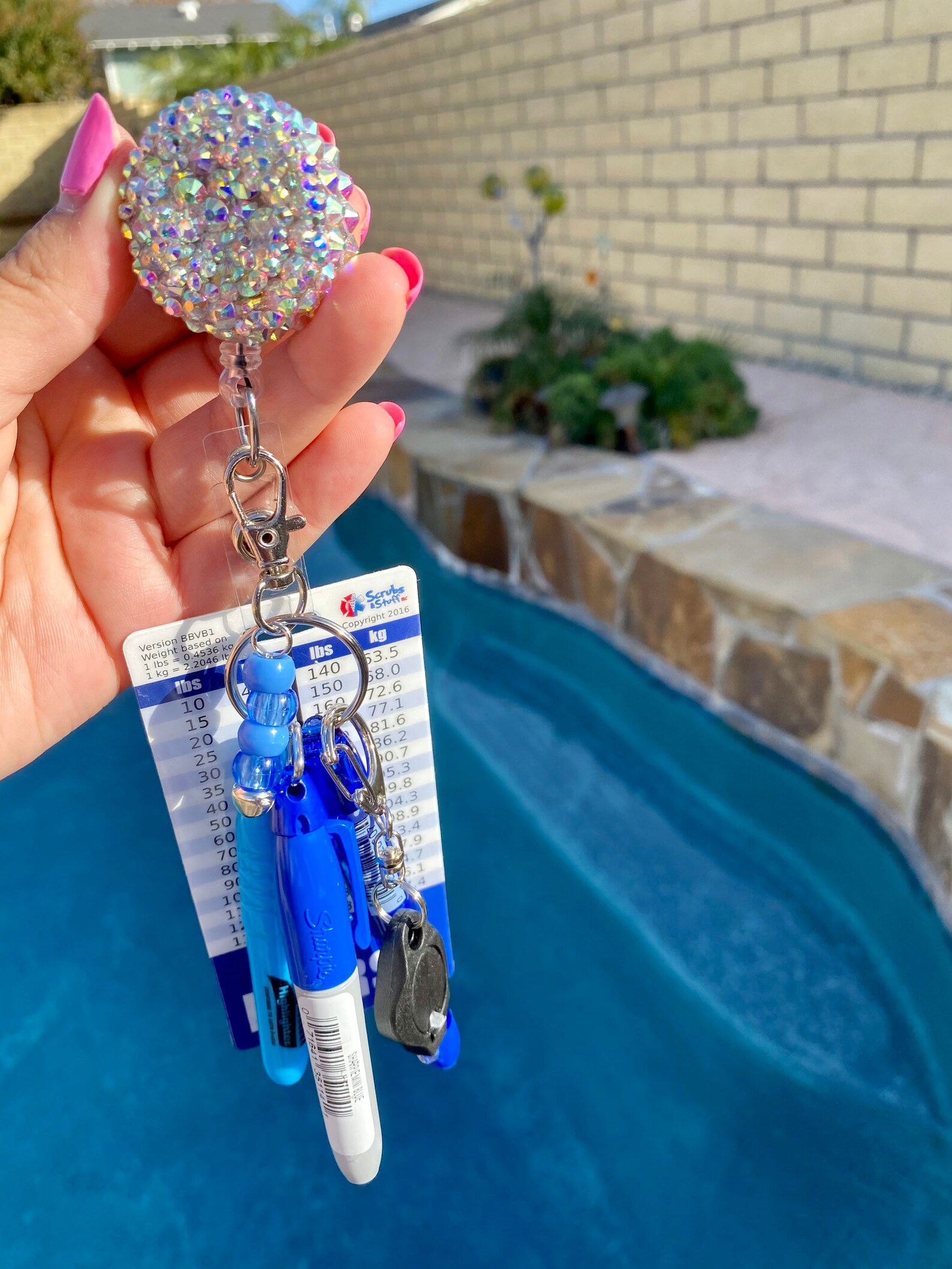 Badge Reel Clip-on Accessories, (mini Sharpie, Pen, Highlighter, and ...