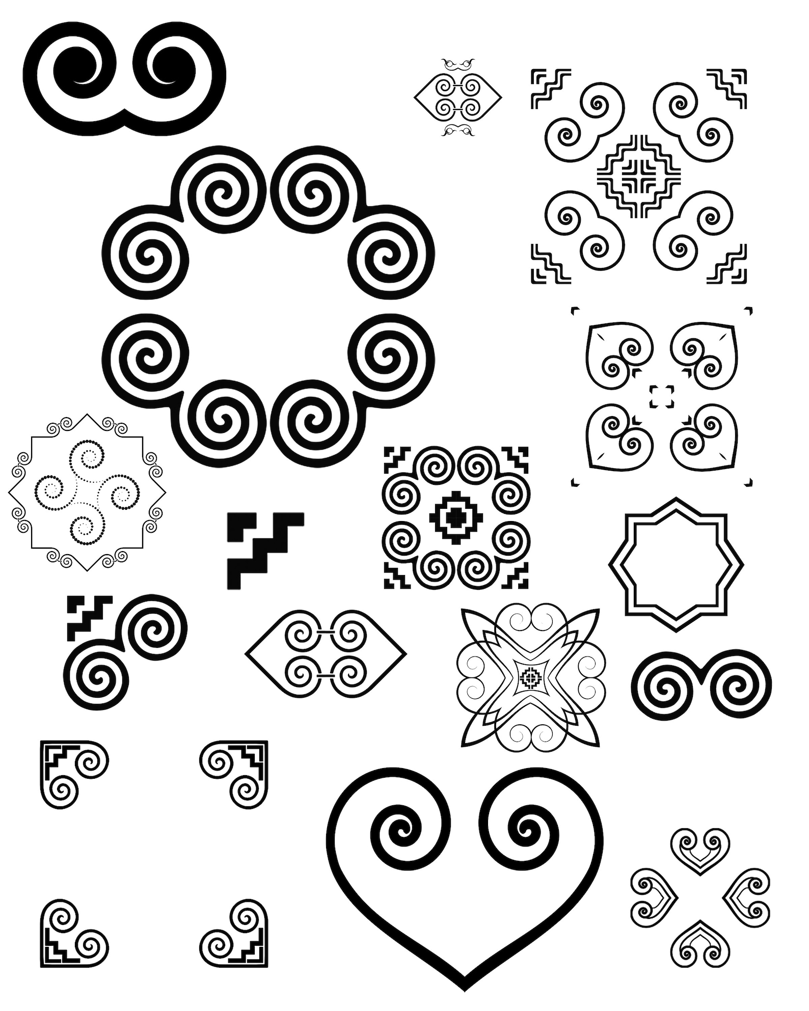 Hmong Patterns, Hmong Symbols, Hmong Product, PNG - Etsy