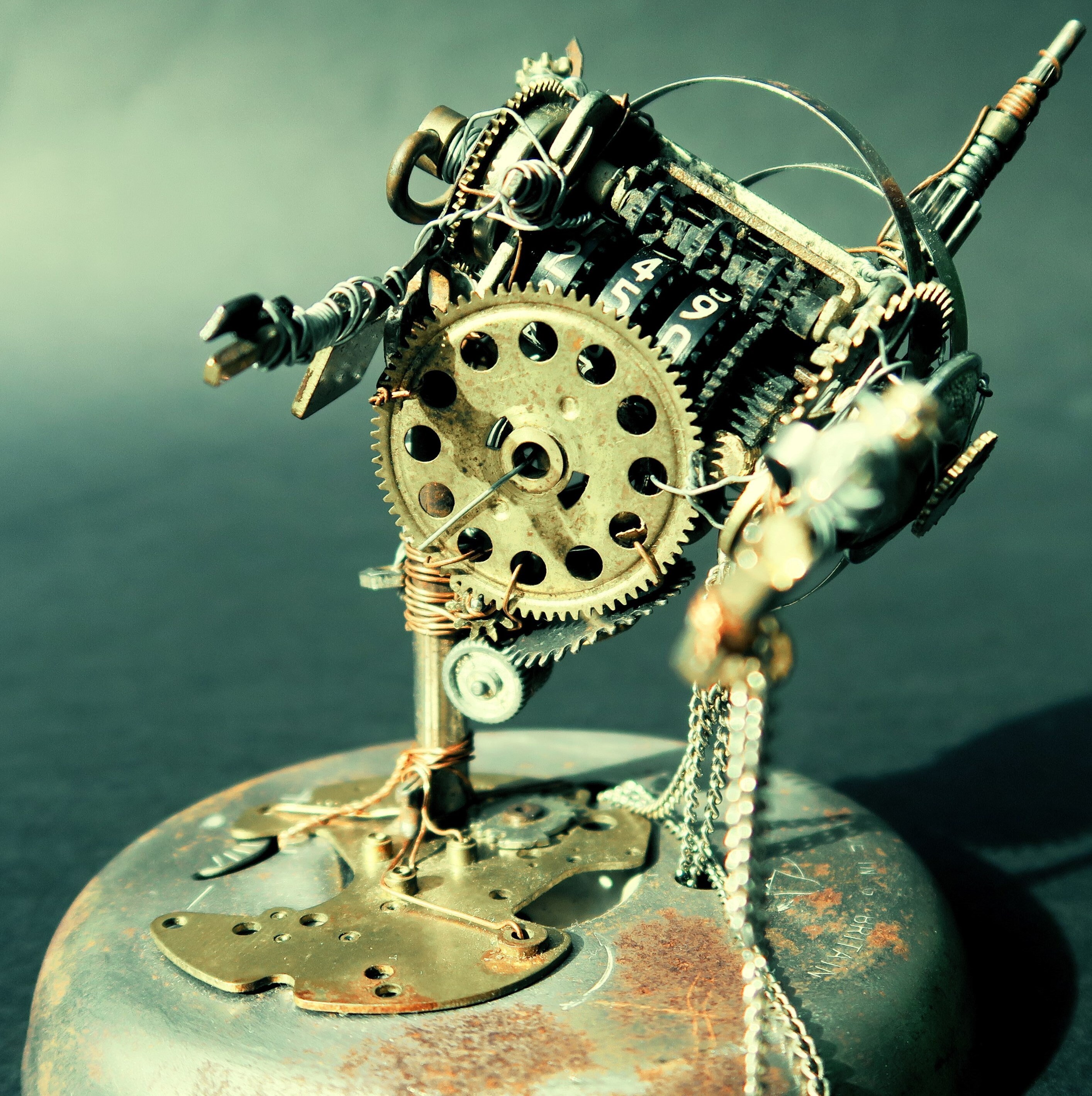 Steampunk Clockwork Figure- Four - Etsy