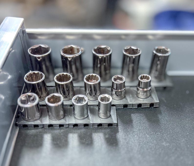 Customizable Magnetic Modular Socket Organizer for Garage & Workshop ...