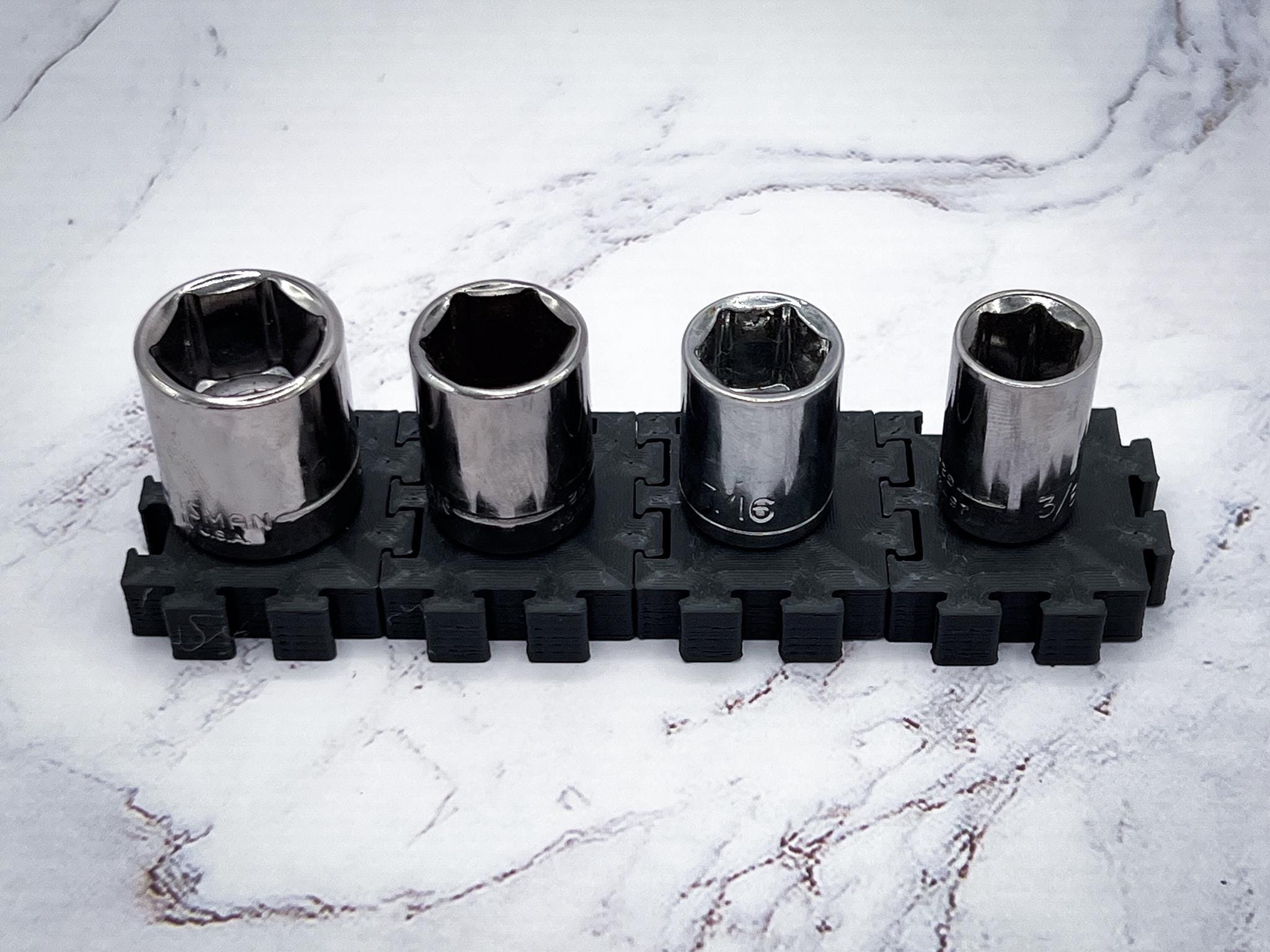 Customizable Magnetic Modular Socket Organizer for Garage & Workshop ...