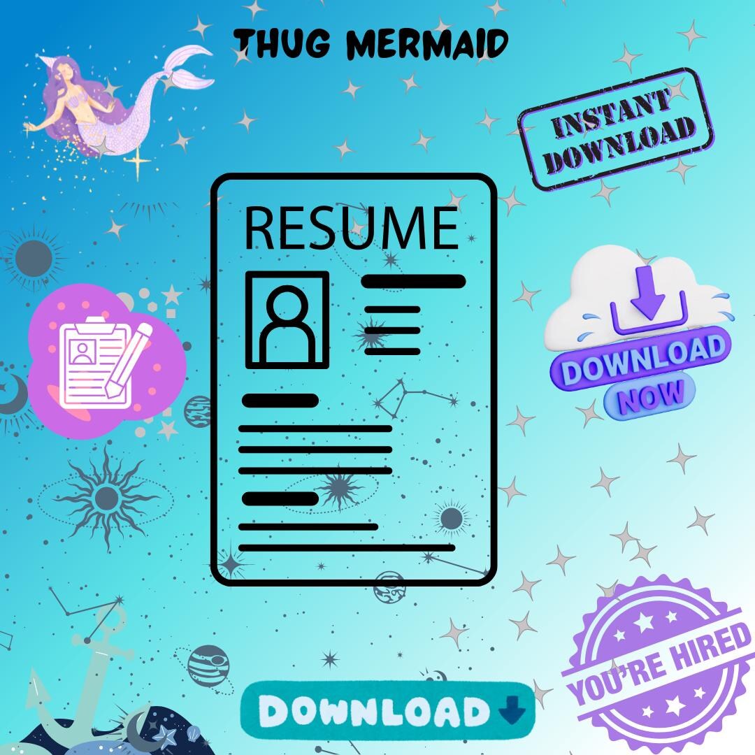 Editable Professional Resume Template for Word - Instant Download - Etsy