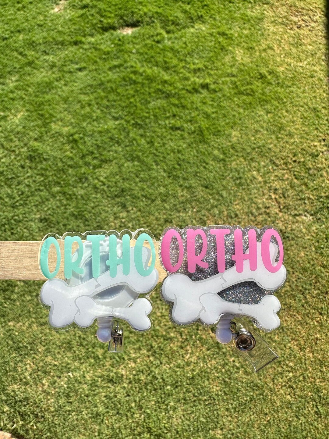 Handmade Ortho Bone Badge Reel - Nurse Medical ID Holder - Etsy