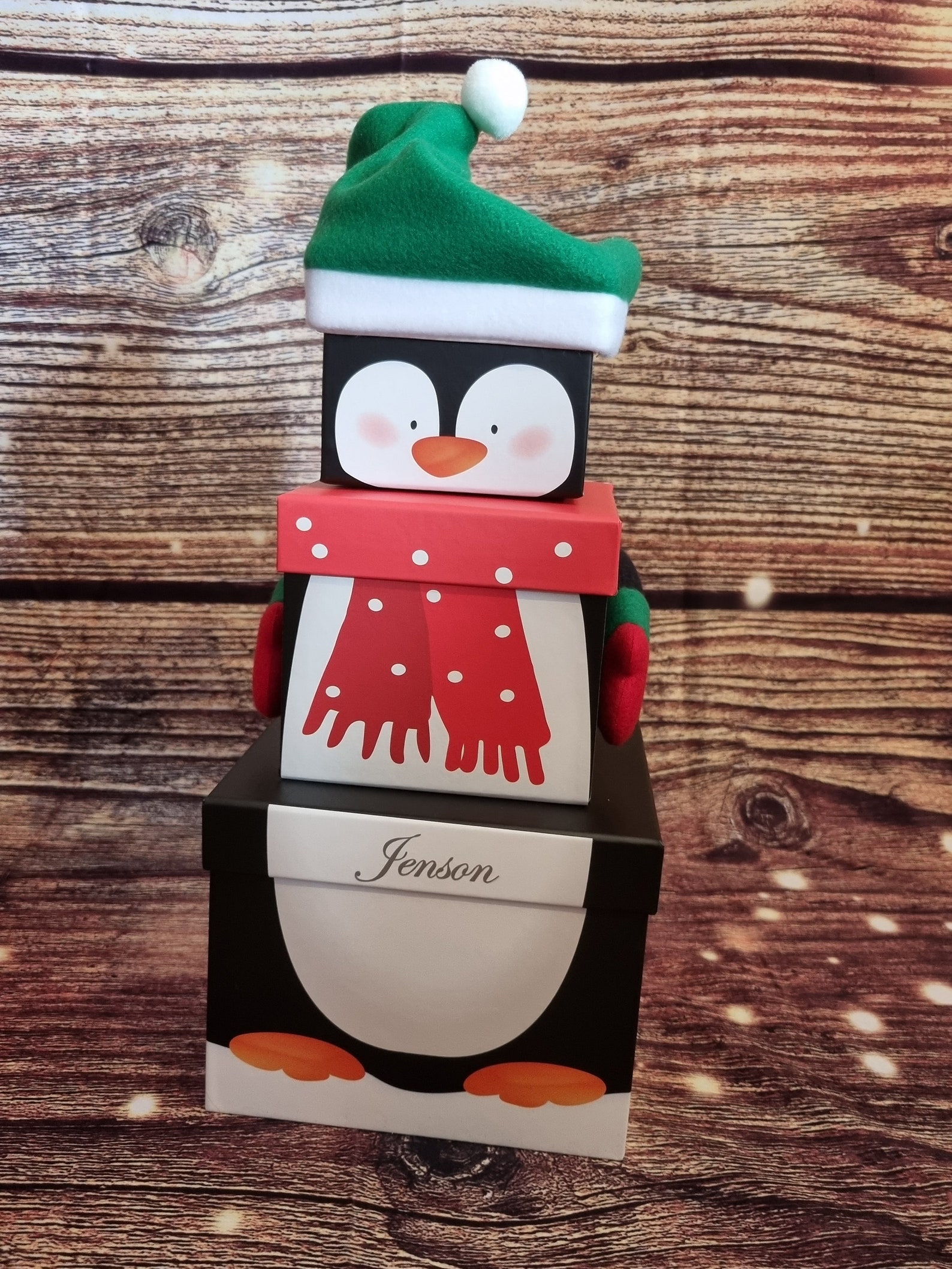 Christmas Personalised Gift Box Christmas Eve Stackable Box - Etsy