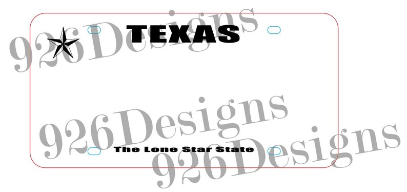 Texas License Plate Svg/ Tx Plate Svg - Etsy