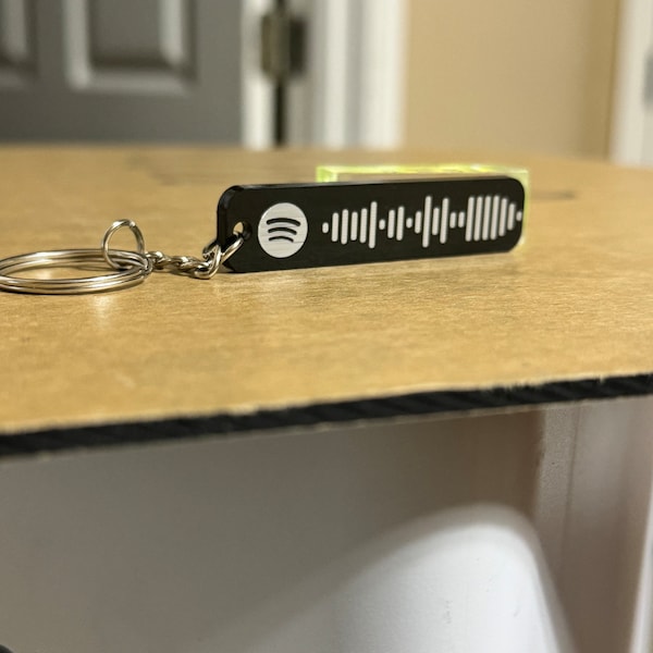 Spotify Song Keychain - Etsy
