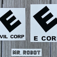 MR. ROBOT STICKER - F Society - Dark Army - Mr. Robot Tv Show - Mr ...