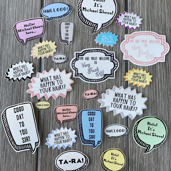 "speech Bubble Stickers" - Etsy
