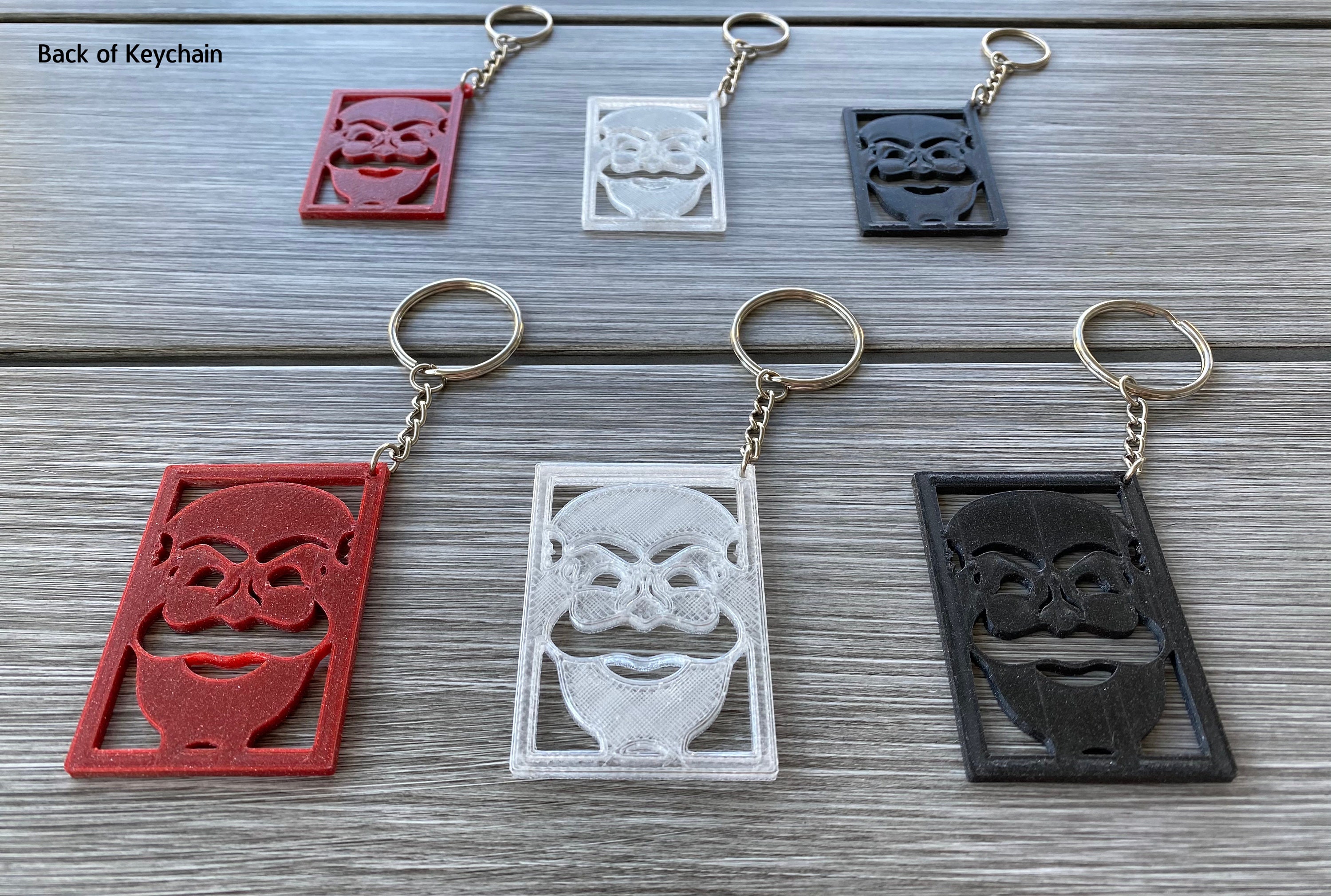 Mr. Robot Fsociety Mask 3D Printed Keychain - Etsy