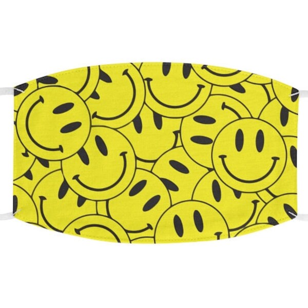Smiley Face Mask - Etsy