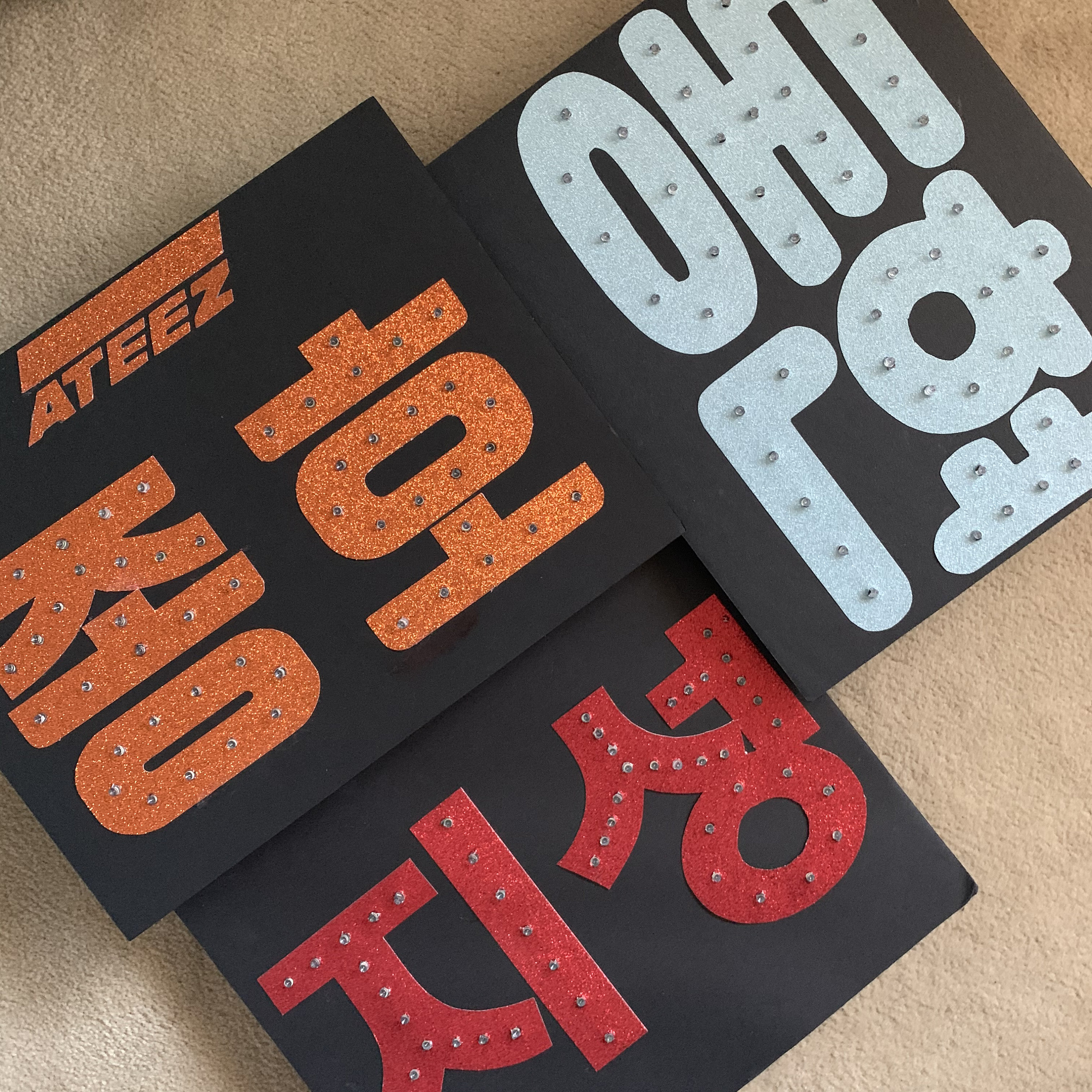 Kpop Bias Custom Hangul Name Lighted Concert Sign Poster BTS | Etsy