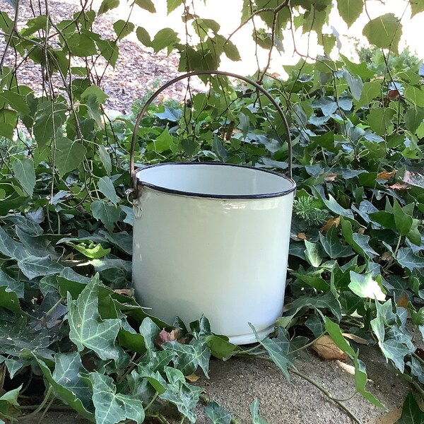 Enamel Bucket - Etsy