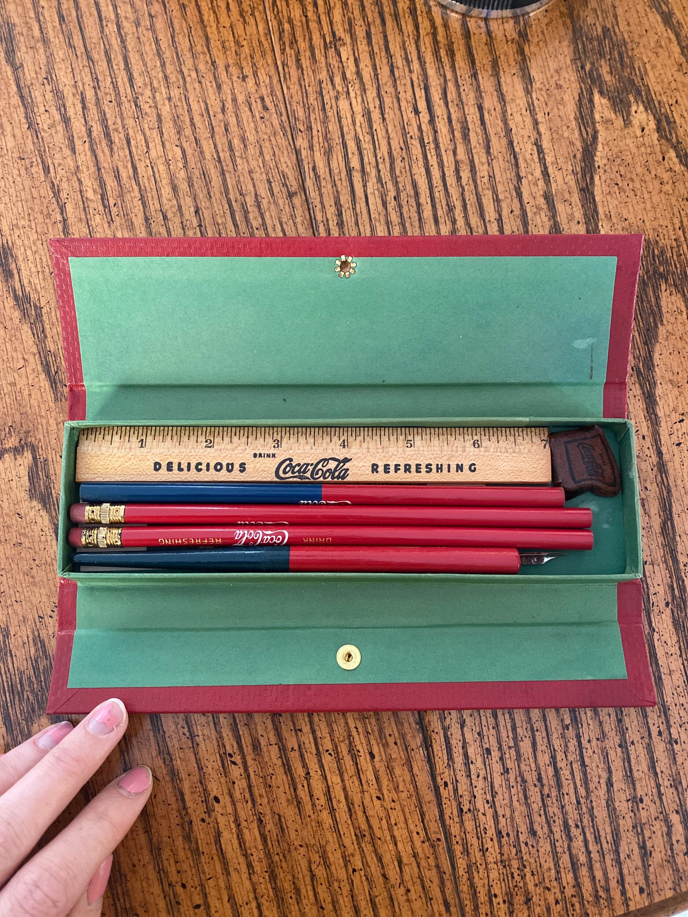 1937 Original Coca Cola School Pencil Case - Etsy
