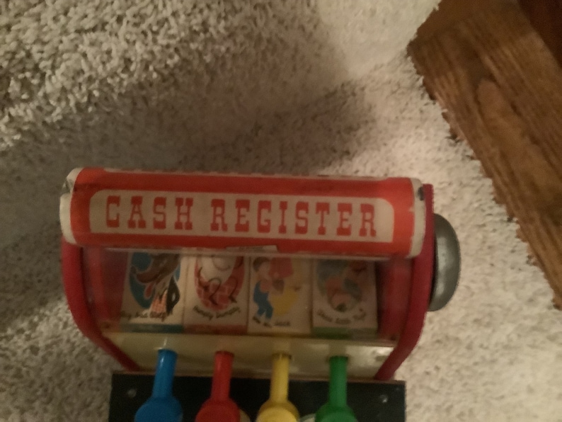 Fisher-price Toys #972 Cash Register 1960-1972 - Etsy