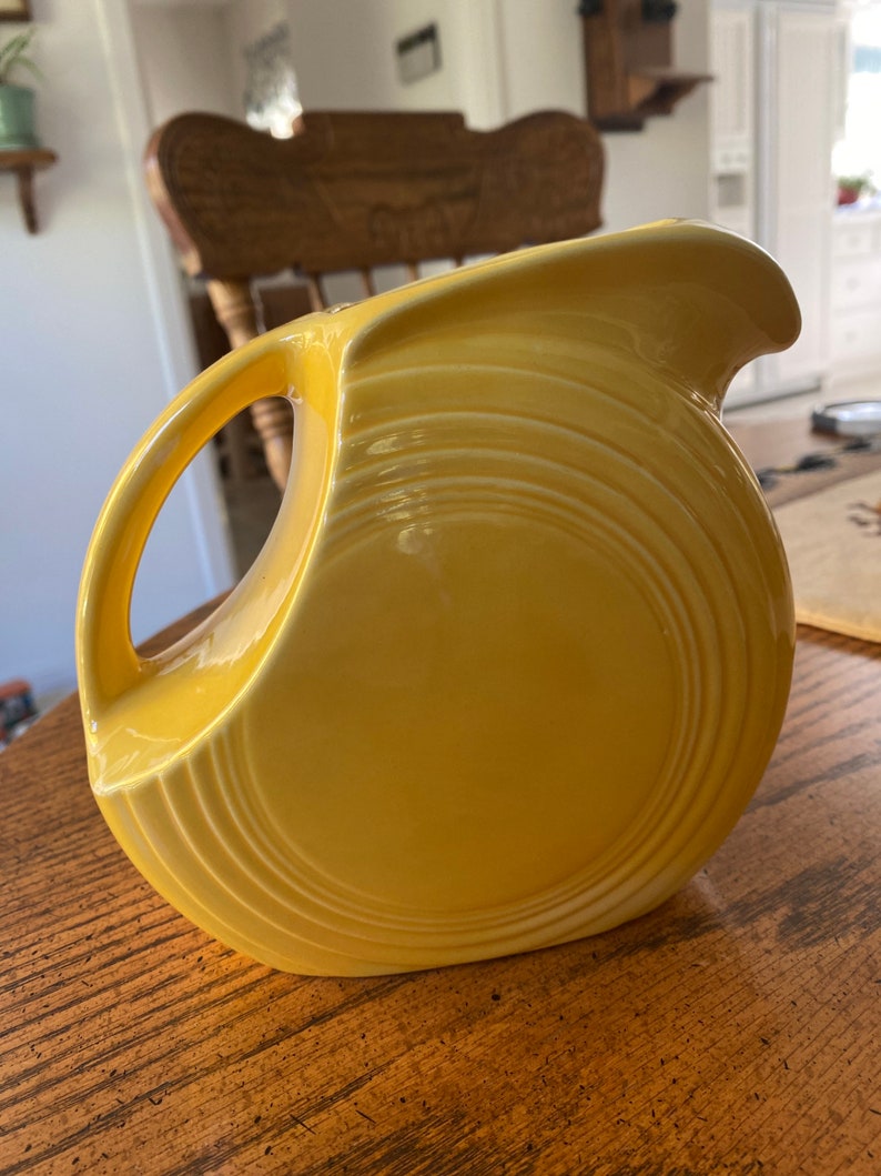 Fiestaware Small Disc Juice or Milk Pitcher - Etsy