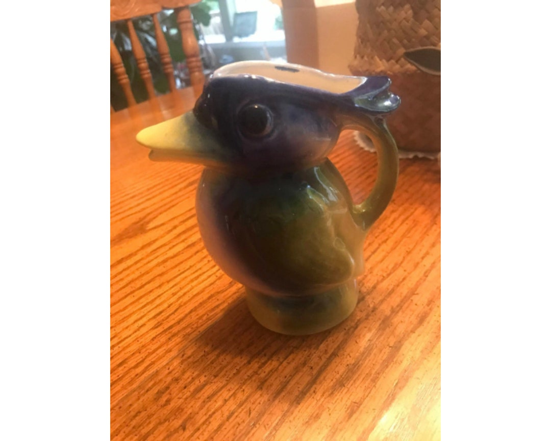 1940's California Pottery Toucan Bird Pitcher/creamer - Etsy