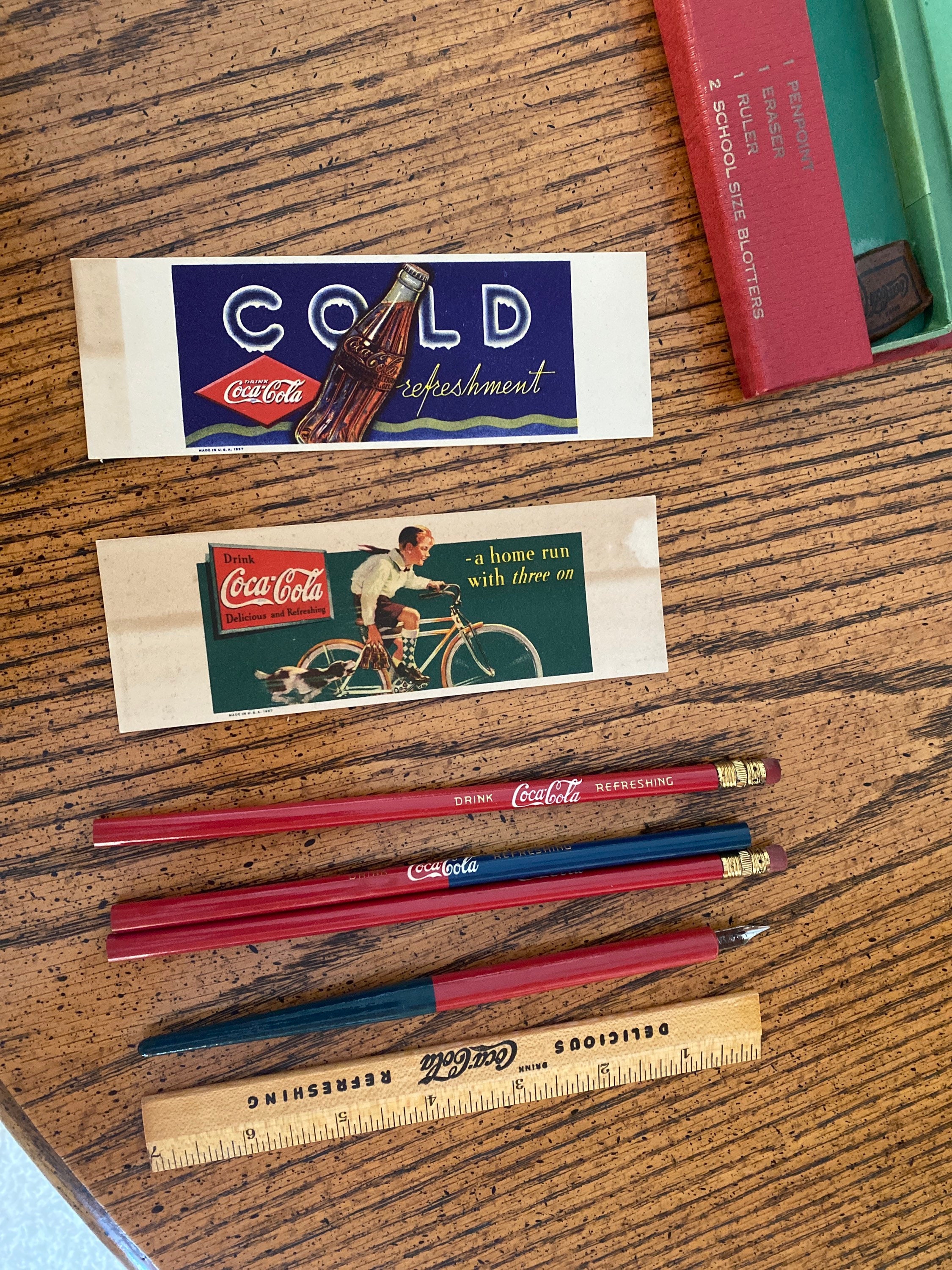 1937 Original Coca Cola School Pencil Case - Etsy