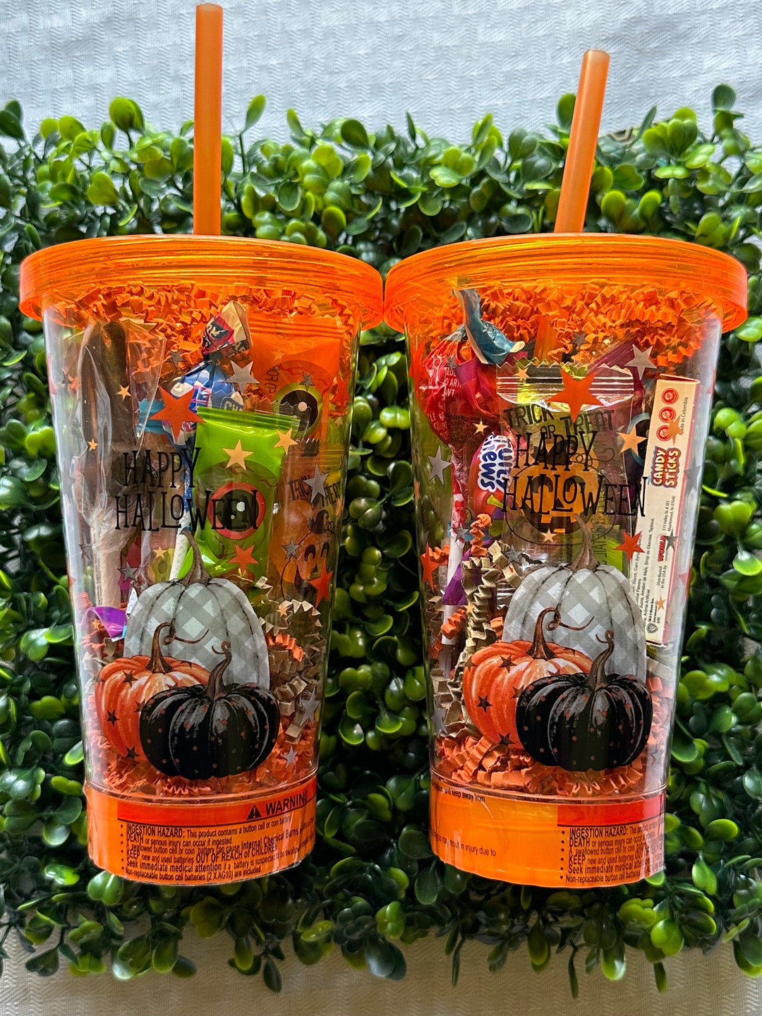 Halloween Cups, Halloween Tumbler, Spooky Season, Candy, Snack Cup ...