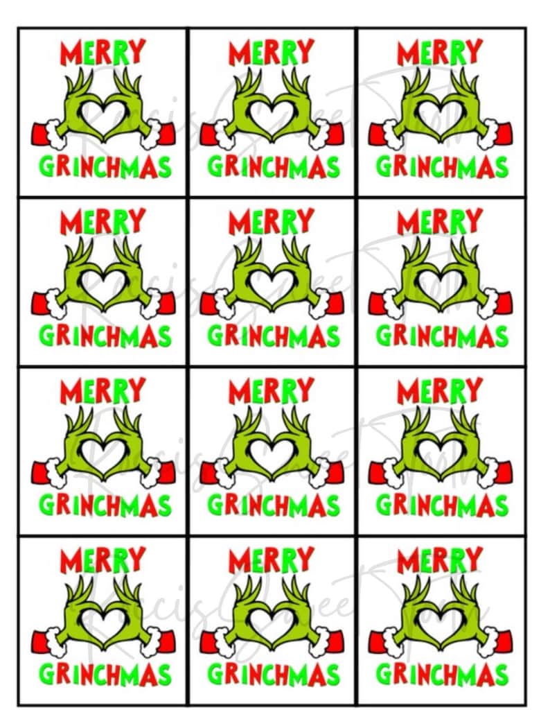 Grinchmas Tag - Etsy