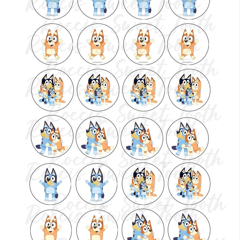 Bluey Edible Png - Etsy