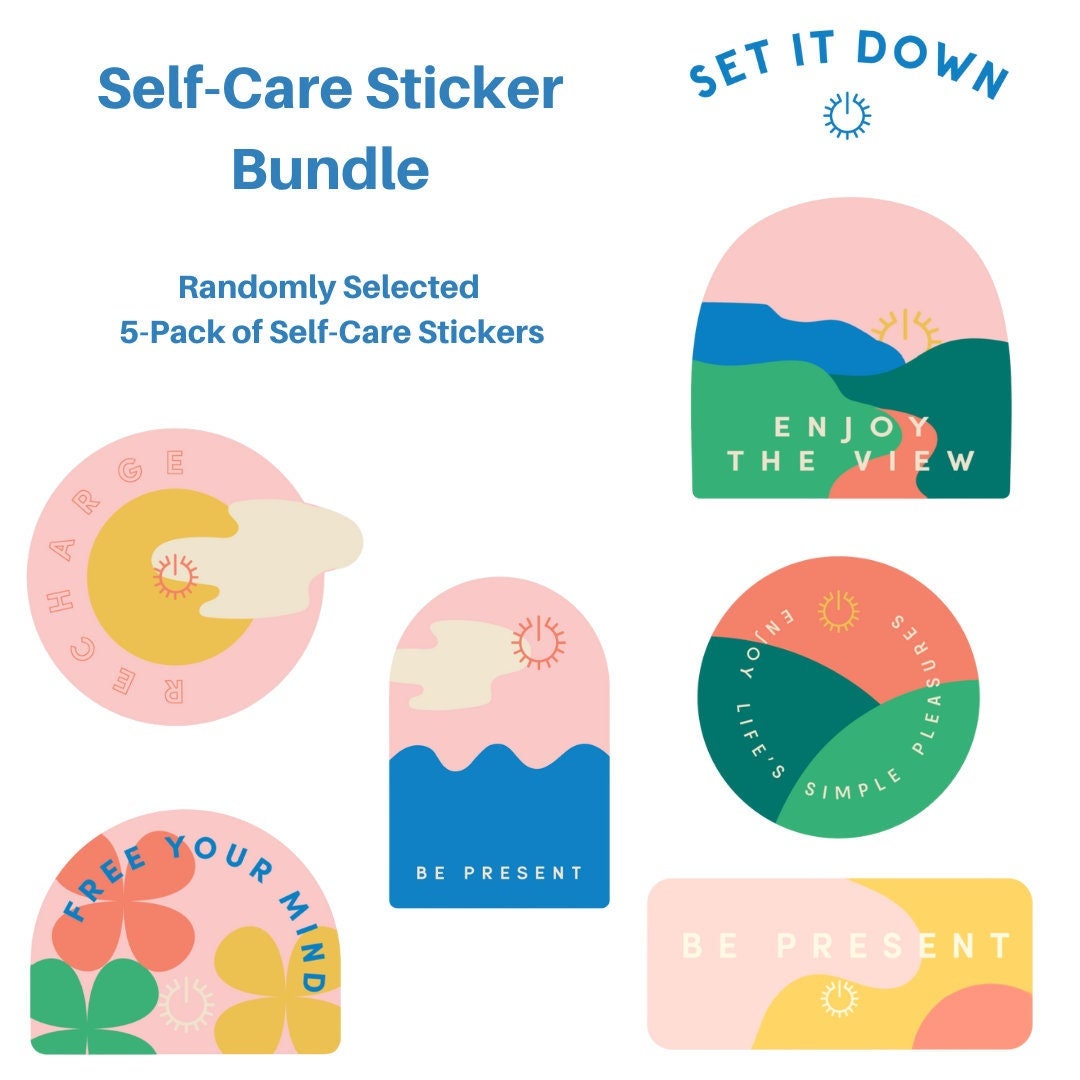 5- PACK of Motivational Quotes Die Cut Sticker Bundle - Hydro Flask ...