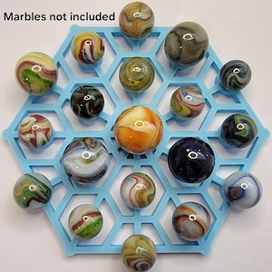 Fancy Marble Display for 5/8" to 1" Marbles Sphere Holder - Lot #4763 ...