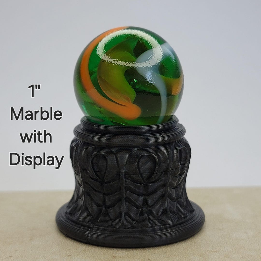 Glass Marble 1" With Display - Game Marble Lot 5236 - Etsy