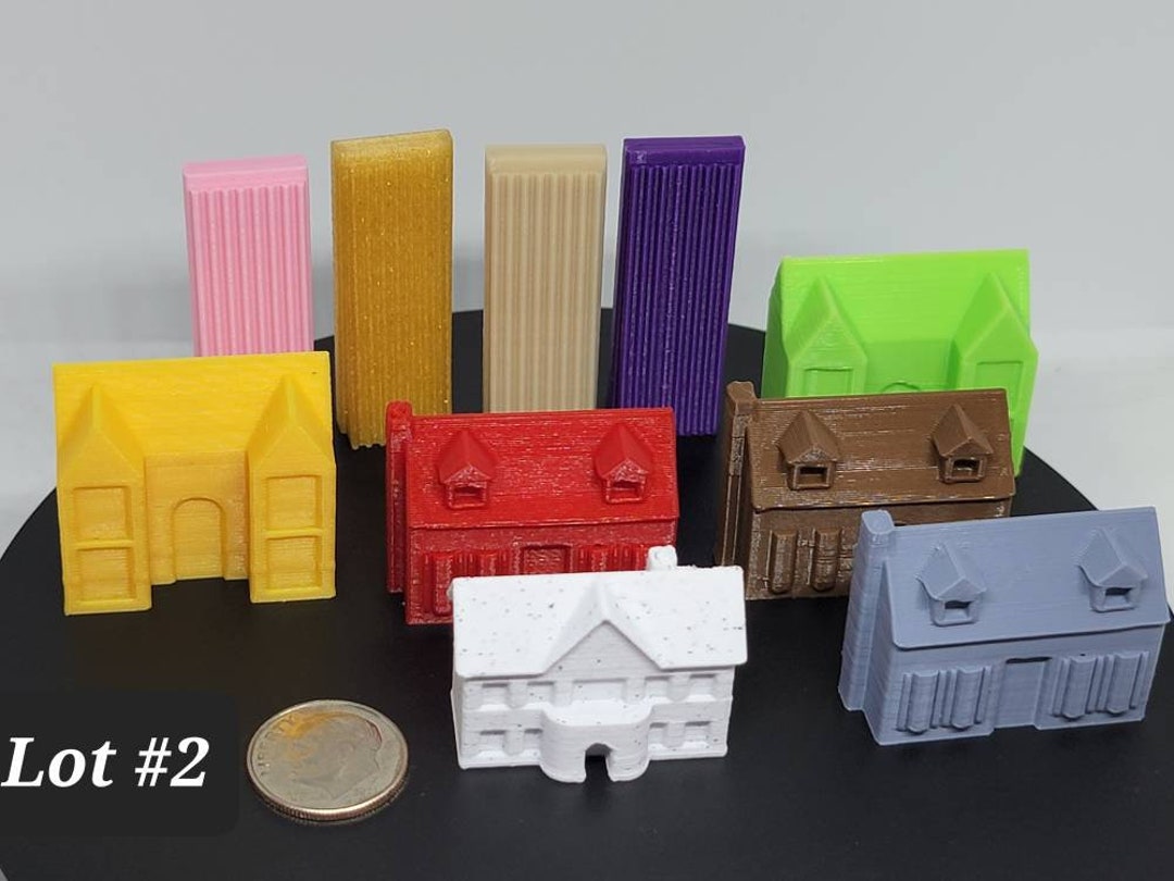 Discounted for Imperfections 10 Game Board Pieces Custom Pieces Can Be ...