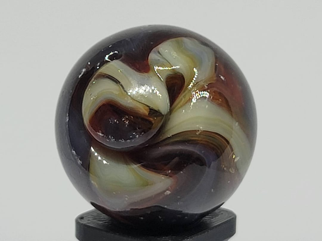 Root Beer 1" Vintage Marbles Collectible Old Marble Lot # 3435 See ...