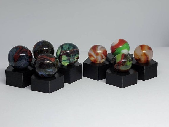 Set of 2 Marble Displays Multi Tier Hold 4 Marbles Each - Etsy
