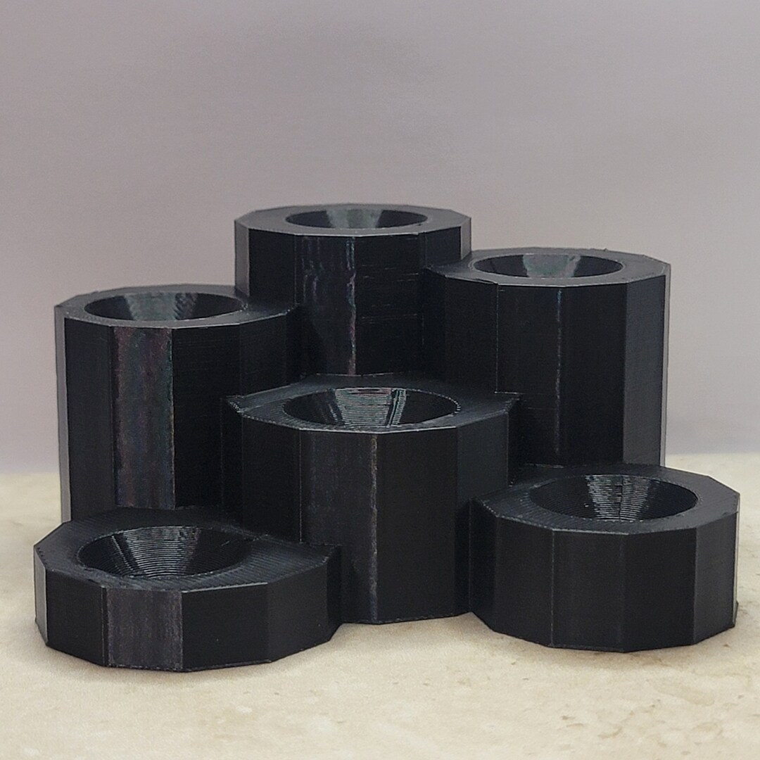 Black Multi Tier Marble Display for 1" Marbles Sphere Holder * Display ...