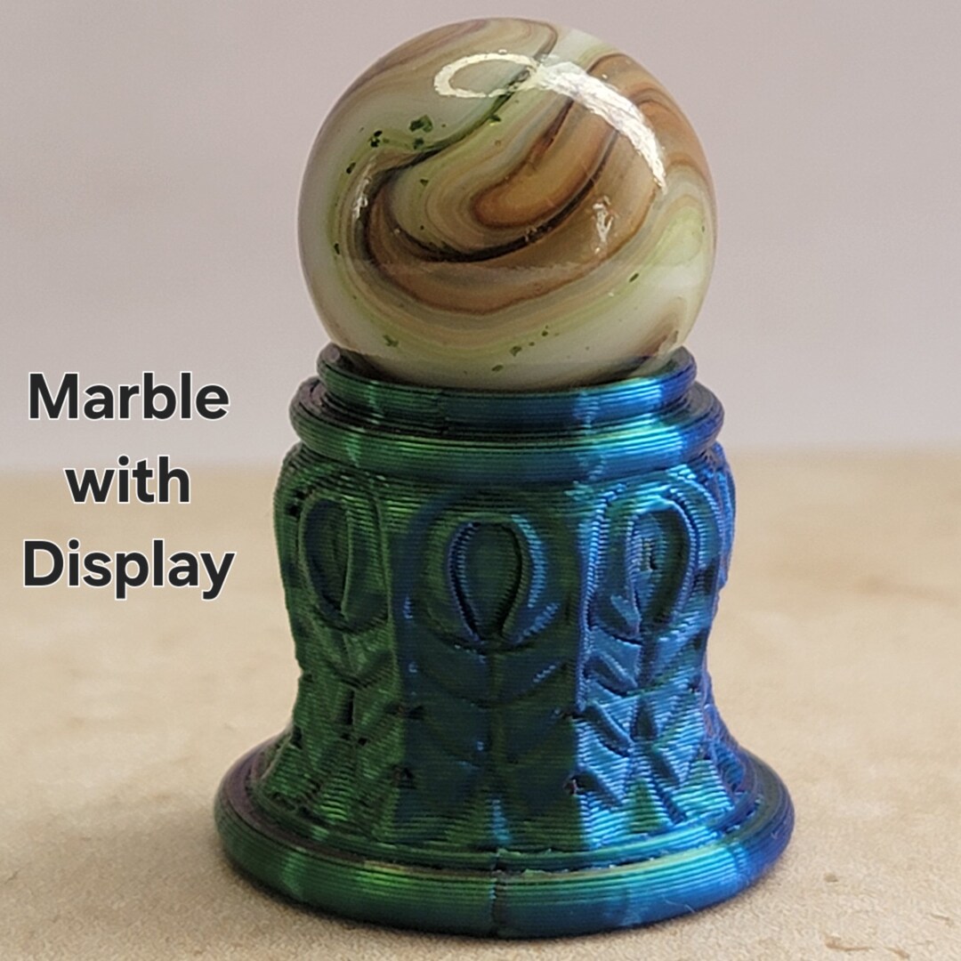 Glass Marble .69" With Display - Game Marble Lot 4732 Jabo - Etsy