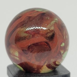 Red Swirl Marble 19mm Collectible Marble Lot # 3647 See Photos - Etsy
