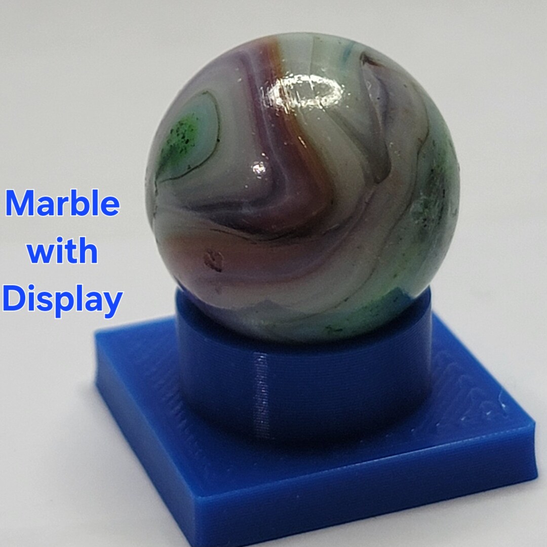 Glass Marble 3/4" With Display - Game Marble Lot 4625 Has Cold Roll - Etsy