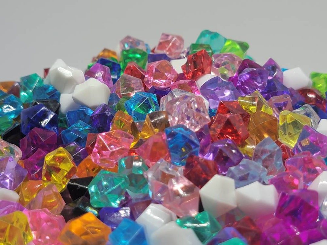 Gem Game Pieces Board Game Accessories Acrylic Crystal Pawn - Pack of ...