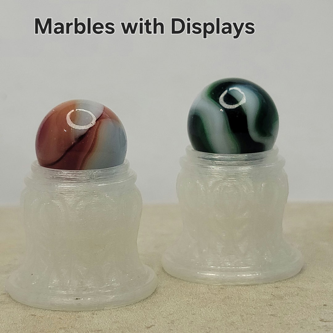 Glass Marbles With Displays - Game Marble Lot 4868 Jabo .56" and .63 ...