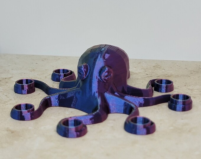 Limited Edition Octopus Marble Display for 5/8" Marbles Sphere Holder ...