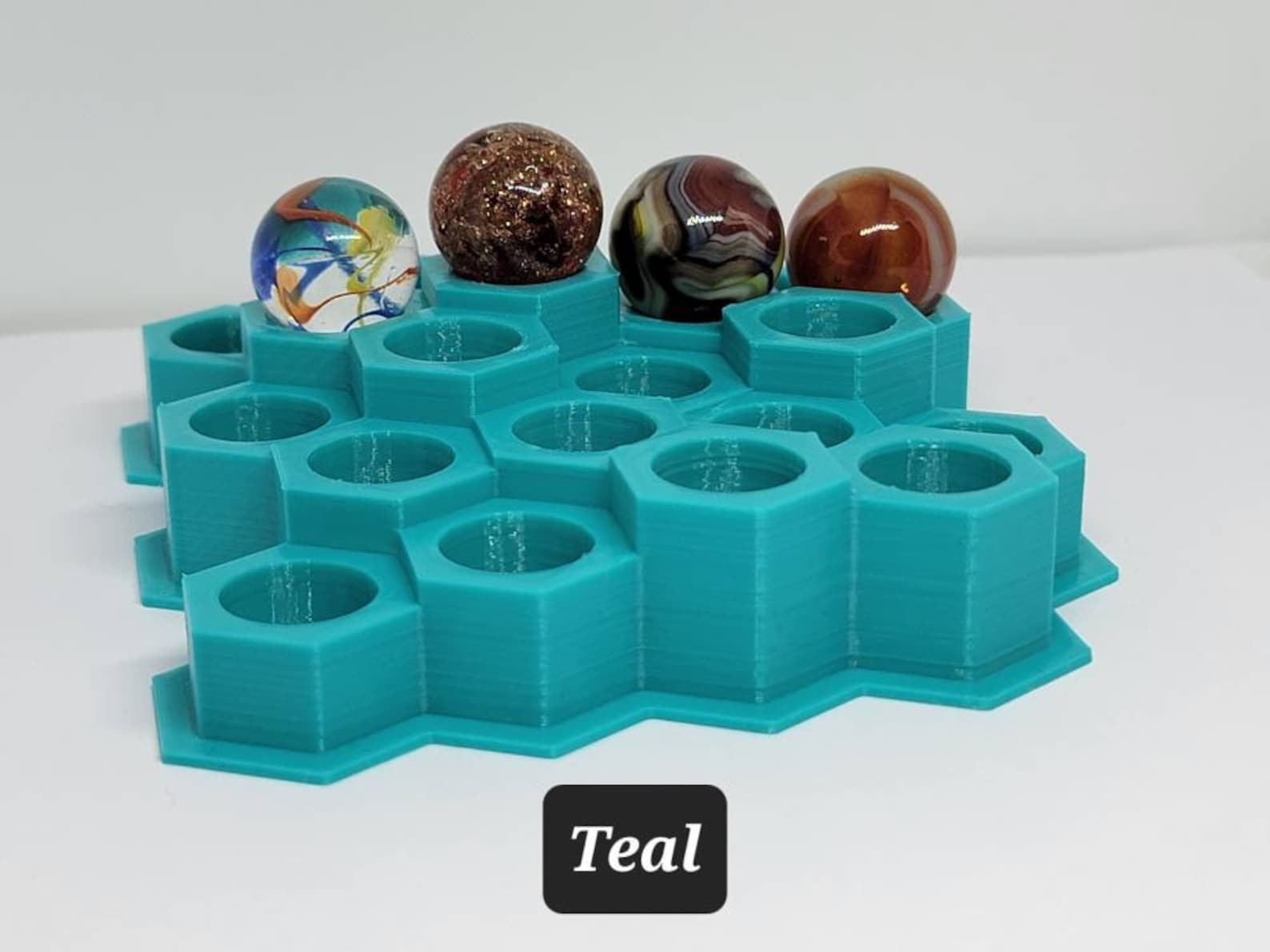 Choice of Color Multi Tier Marble Display Holds 20 Marbles - 5/8 ...