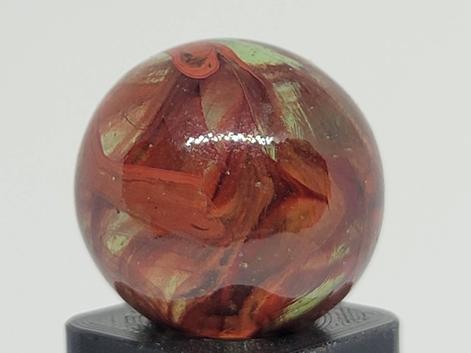Red Swirl Marble 19mm Collectible Marble Lot # 3647 See Photos - Etsy