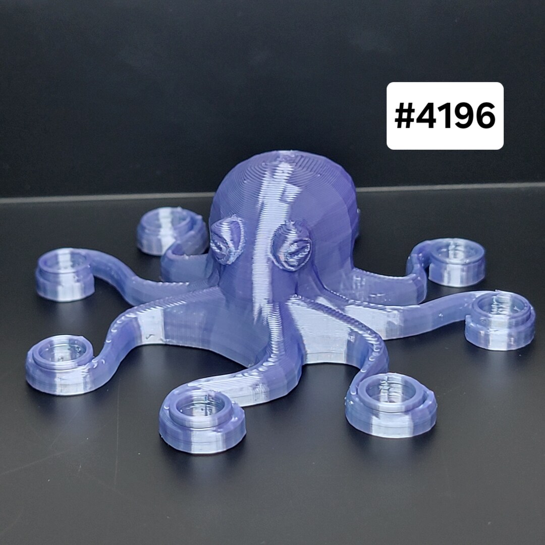 Limited Edition Octopus Display Stand Formarbles 5/8 to 3/4 Sphere ...