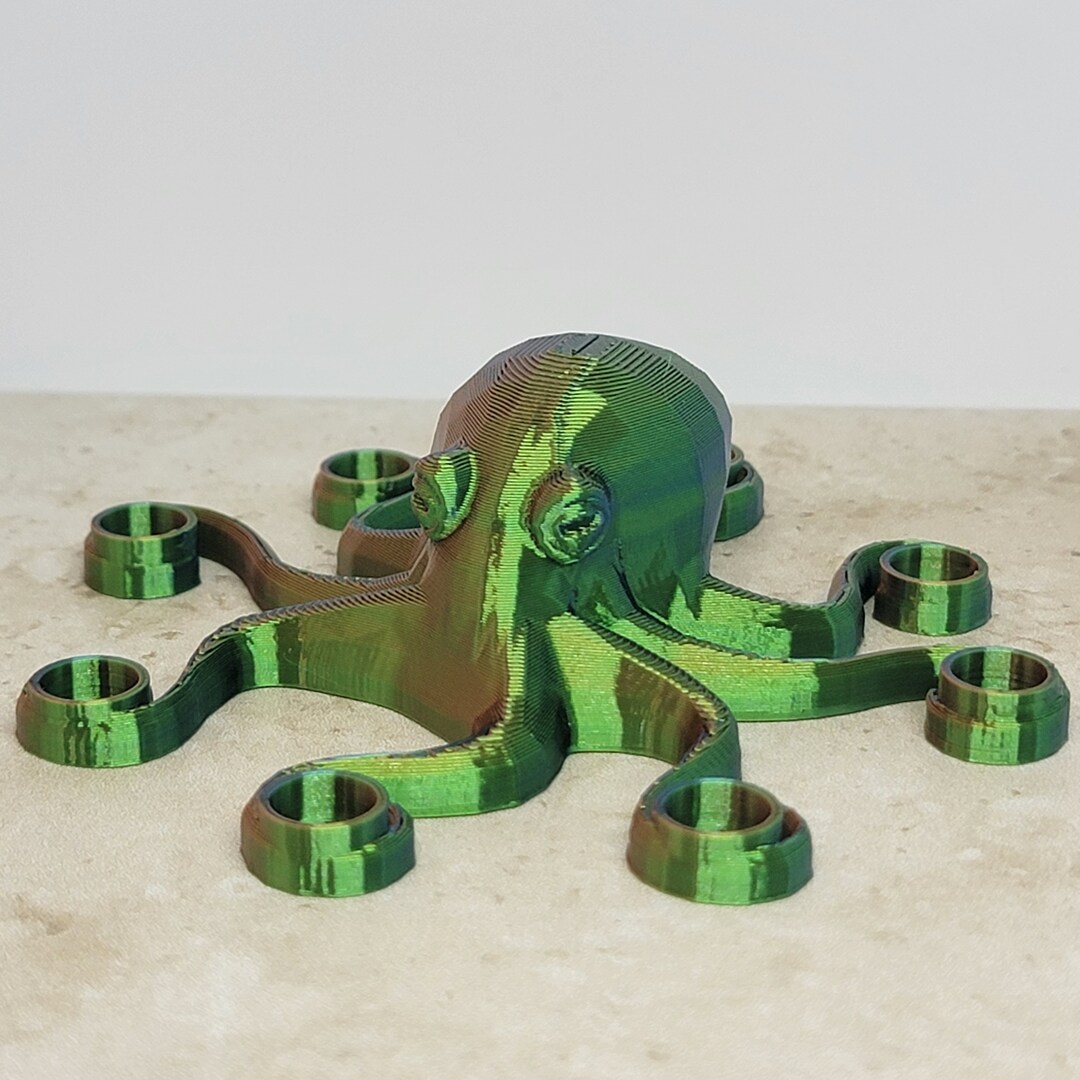 Limited Edition Octopus Marble Display for 5/8" Marbles Sphere Holder ...