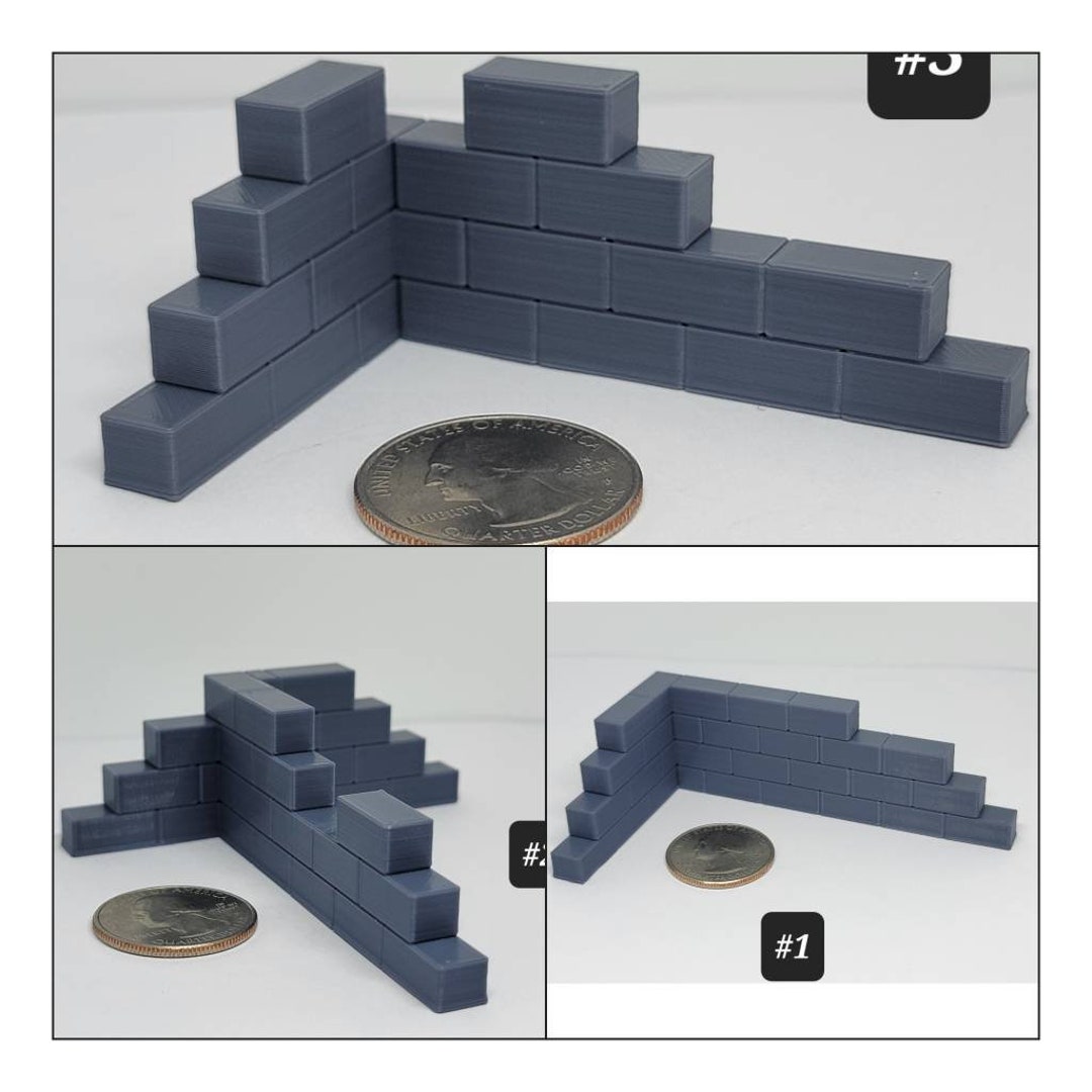 Brick Wall Terrain RPG Games Miniature Tabletop Modular Gameboard - Etsy