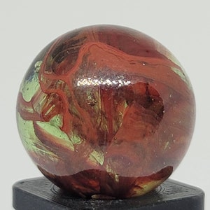 Red Swirl Marble 19mm Collectible Marble Lot # 3647 See Photos - Etsy