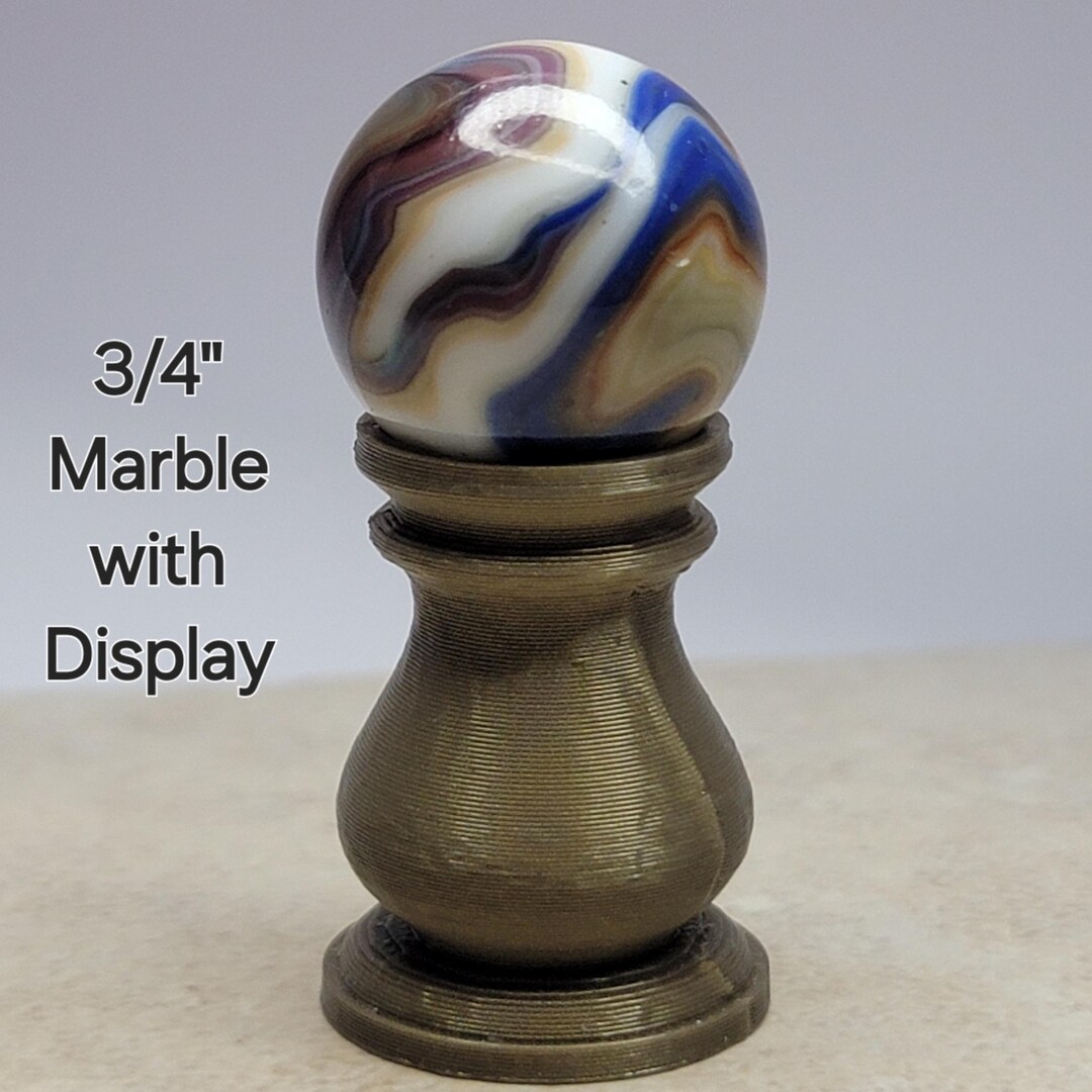 Glass Marble With Display - Game Marble Lot 5398 See Photos Has Small ...