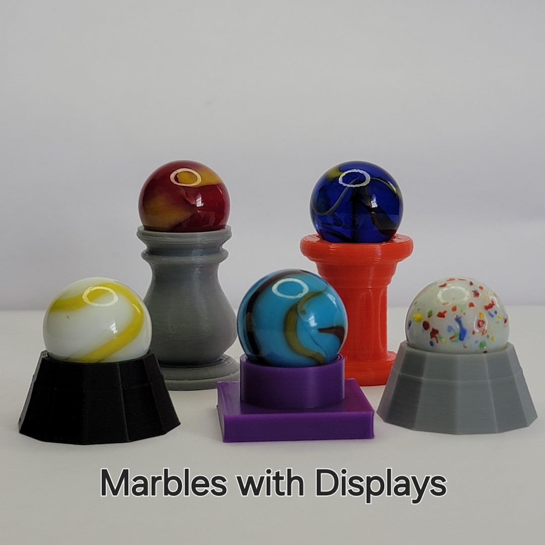 Glass Marbles With Displays - Game Marble Lot 5633 - Etsy