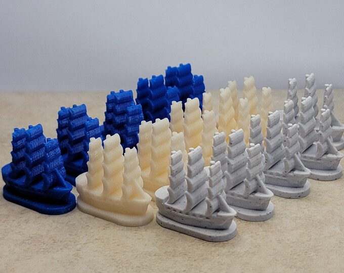 Pirate Ship Pack of 15 Token Game Pieces for Board Games Lot 5687 - Etsy
