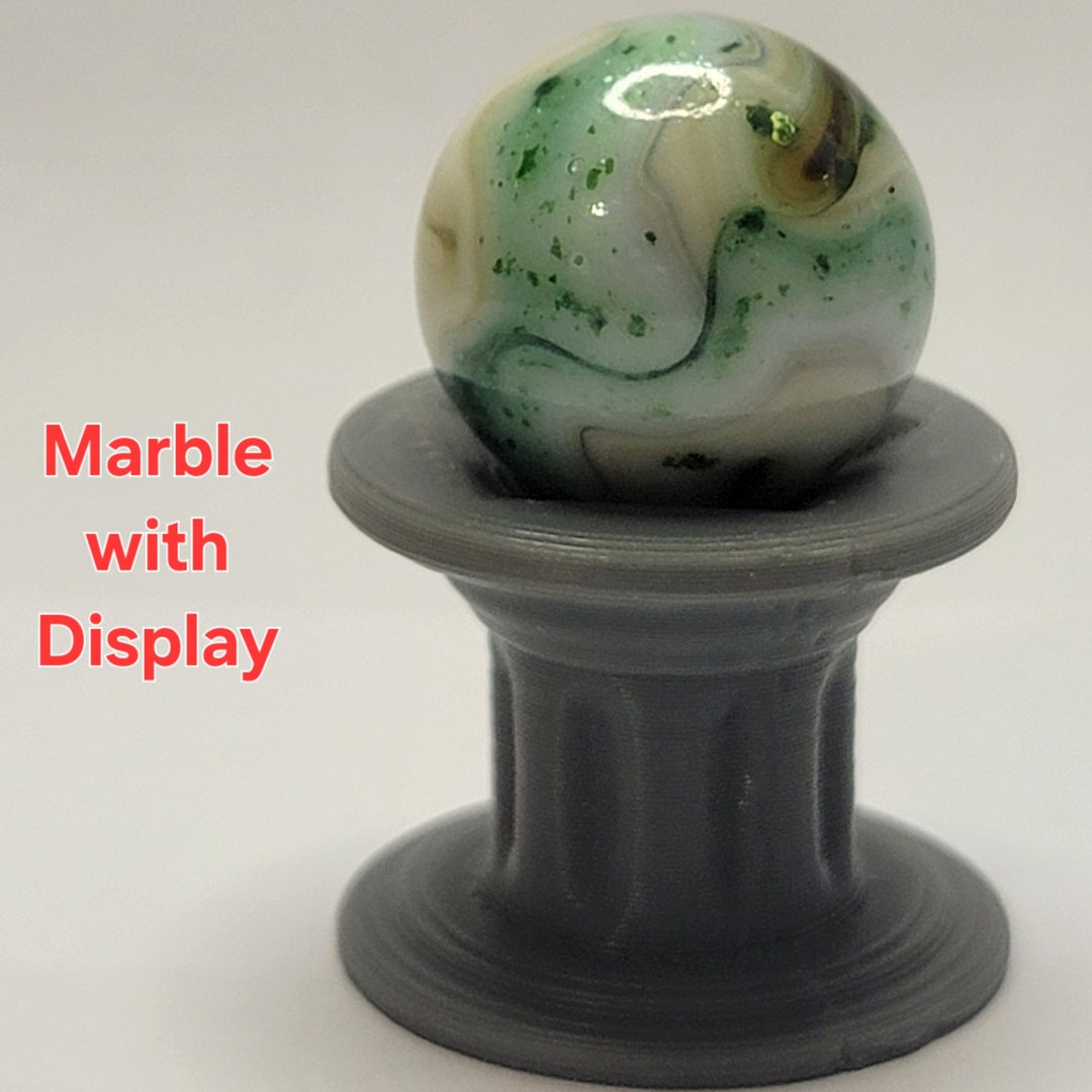 Glass Marble .71" With Display - Game Marble Lot 4619 - Etsy