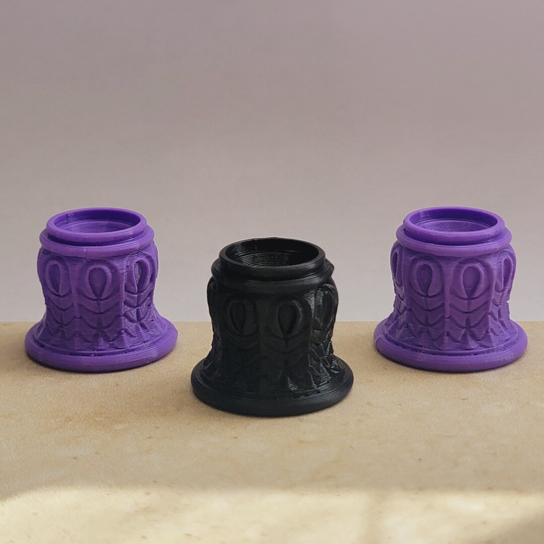 3 Fancy Marble Displays for 5/8" to 1" Marbles Sphere Holders - Lot ...