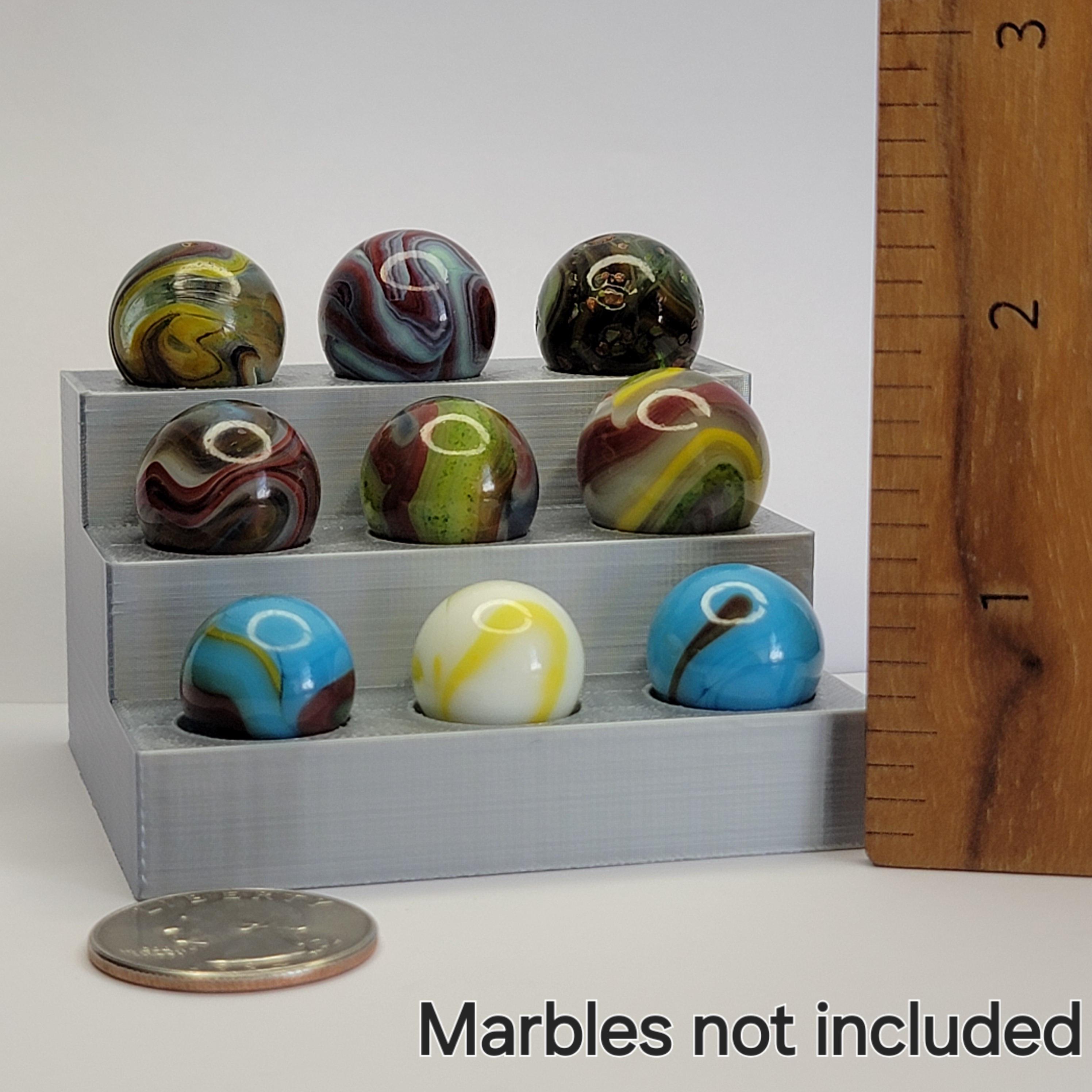 Marble Display for 5/8" to 3/4" Marbles Sphere Holder * Display Only ...